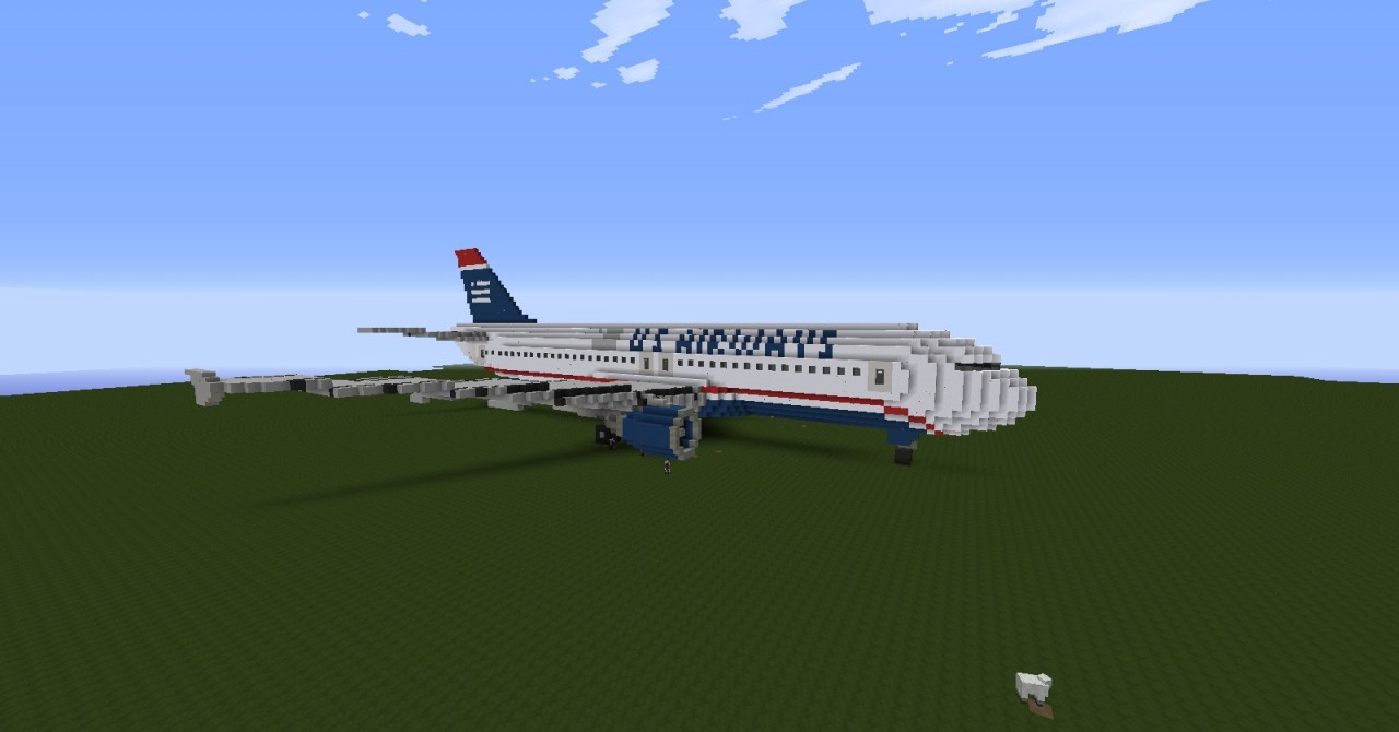 Airbus A320 Minecraft Map