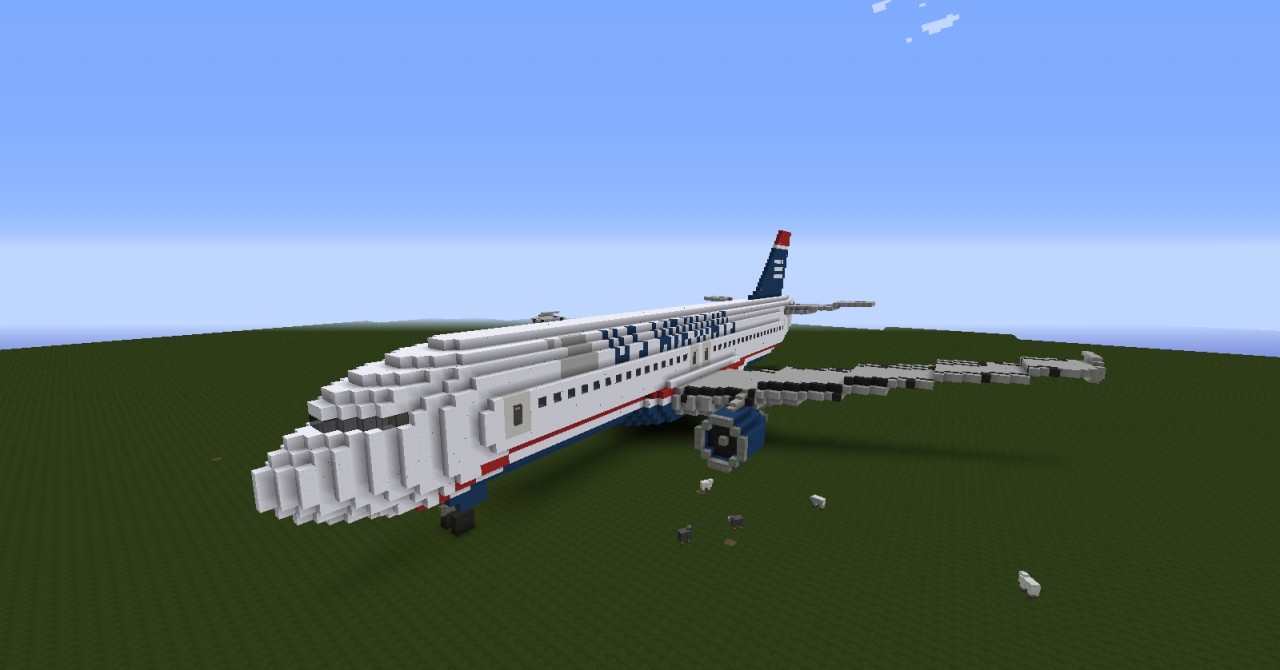 Airbus A320 Minecraft Map
