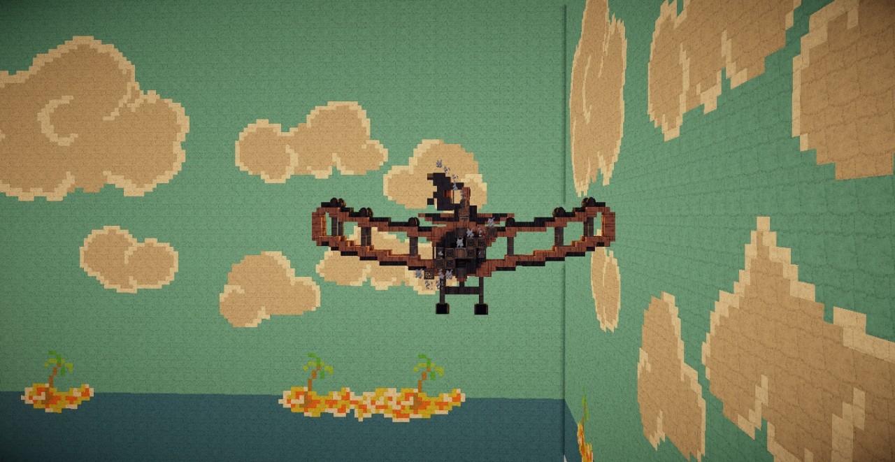 Biplane Minecraft Map