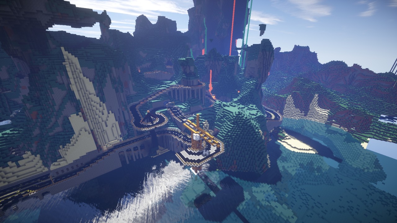 Roads in Minecraft Minecraft Map