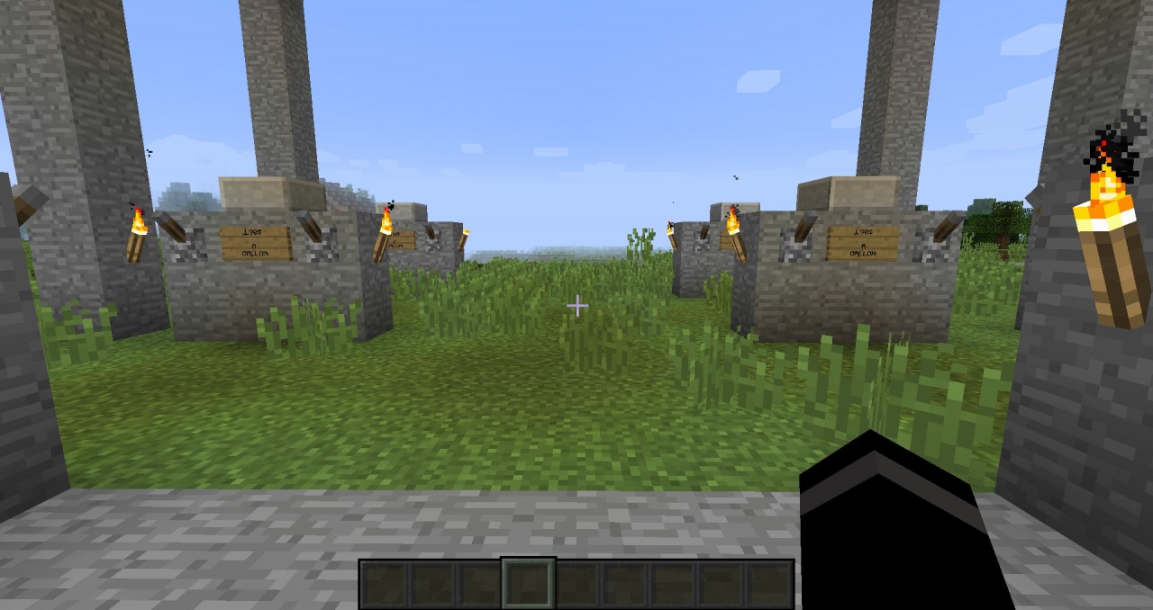 Gas Station With Village Minecraft Map