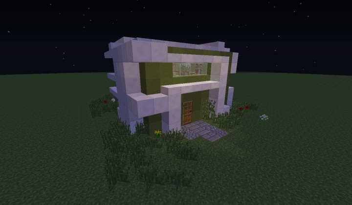 Modern Cube House Minecraft Map