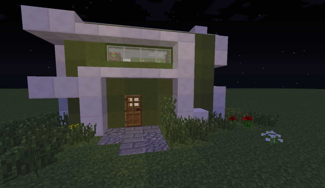 Modern Cube House Minecraft Map