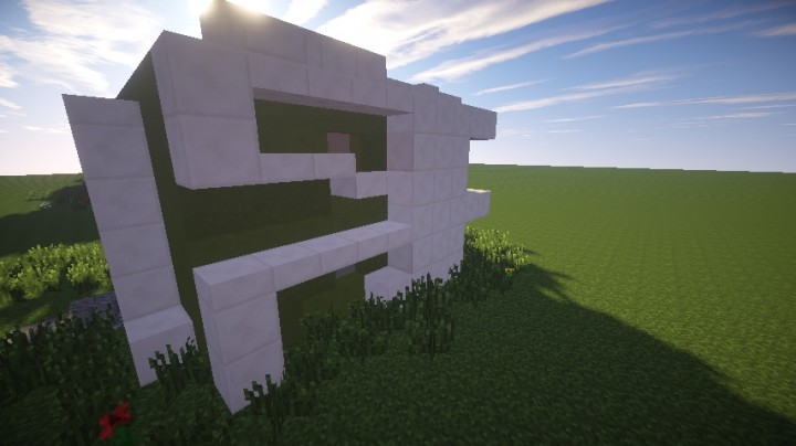 Modern Cube House Minecraft Map