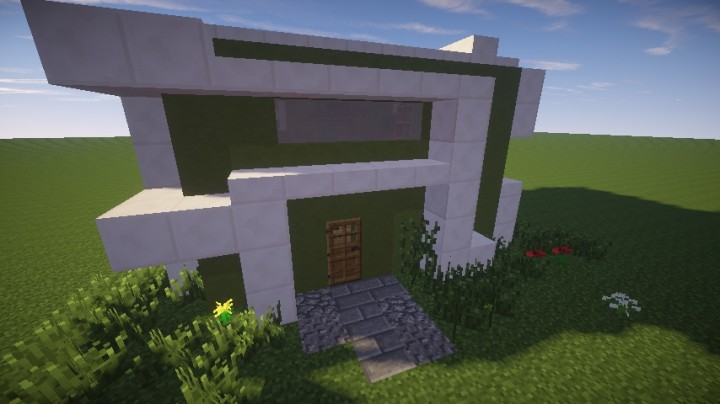 Modern Cube House Minecraft Map