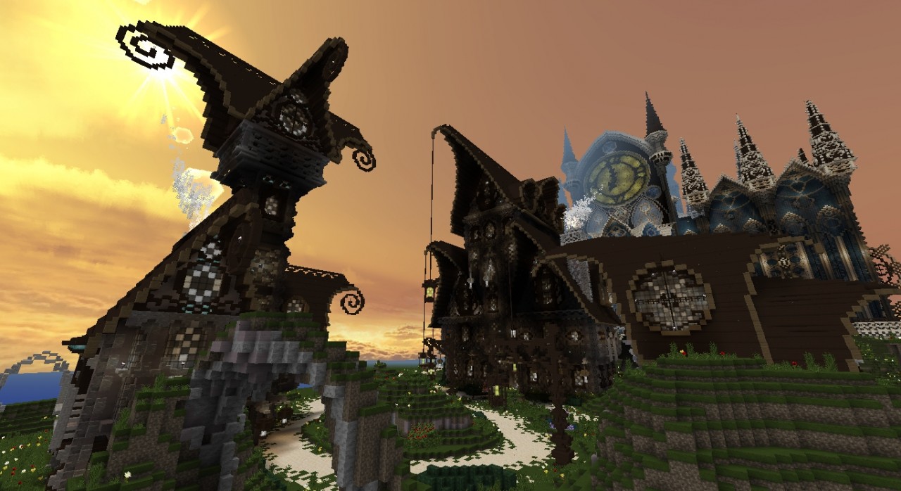TimeLock City - Pure Steampunk Fantasy Minecraft Map