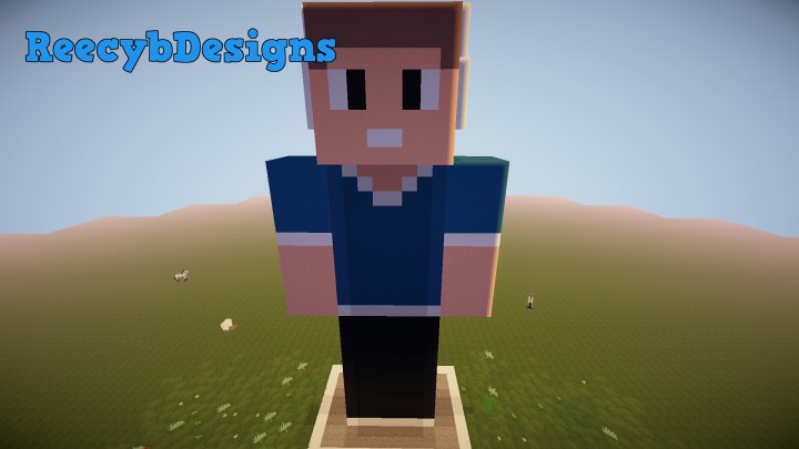 Player Statue - ReecybDesigns Minecraft Map
