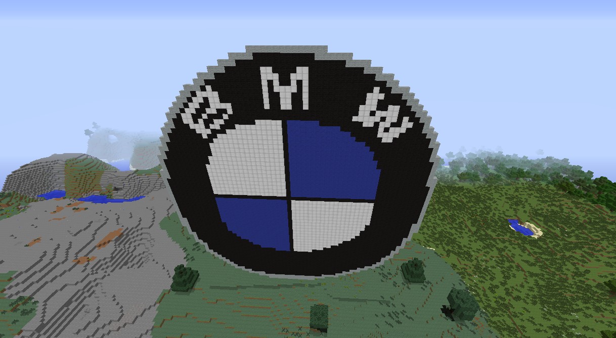 Minecraft: BMW Logo Minecraft Map