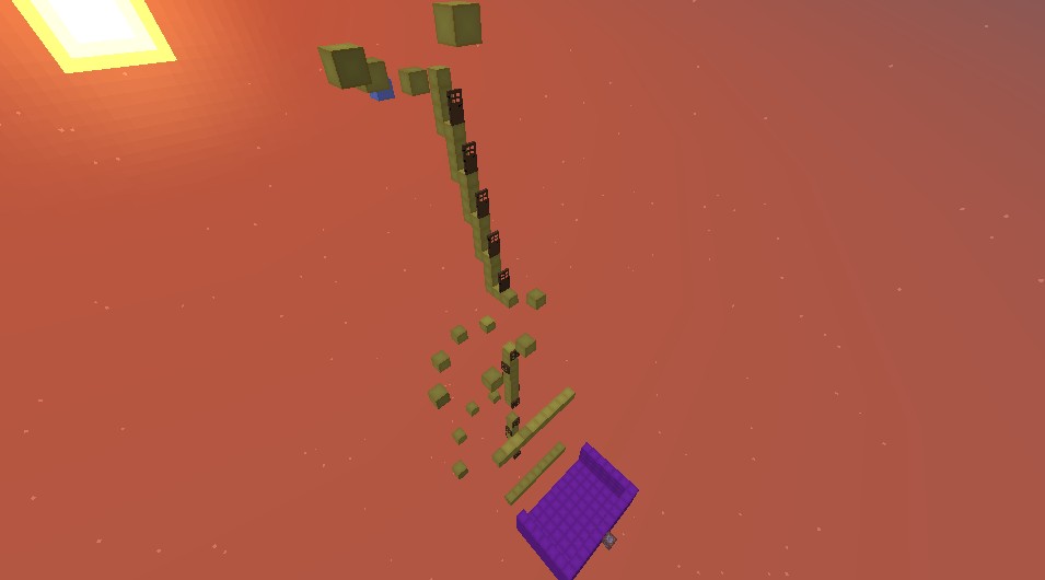 Upwards Parkour Minecraft Map