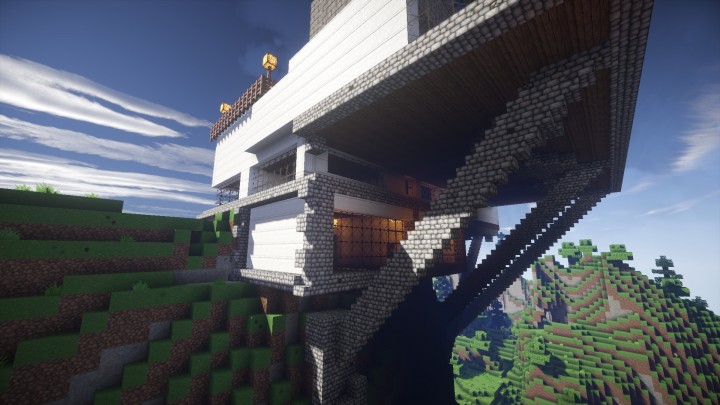 Abstract house/holiday home Minecraft Map