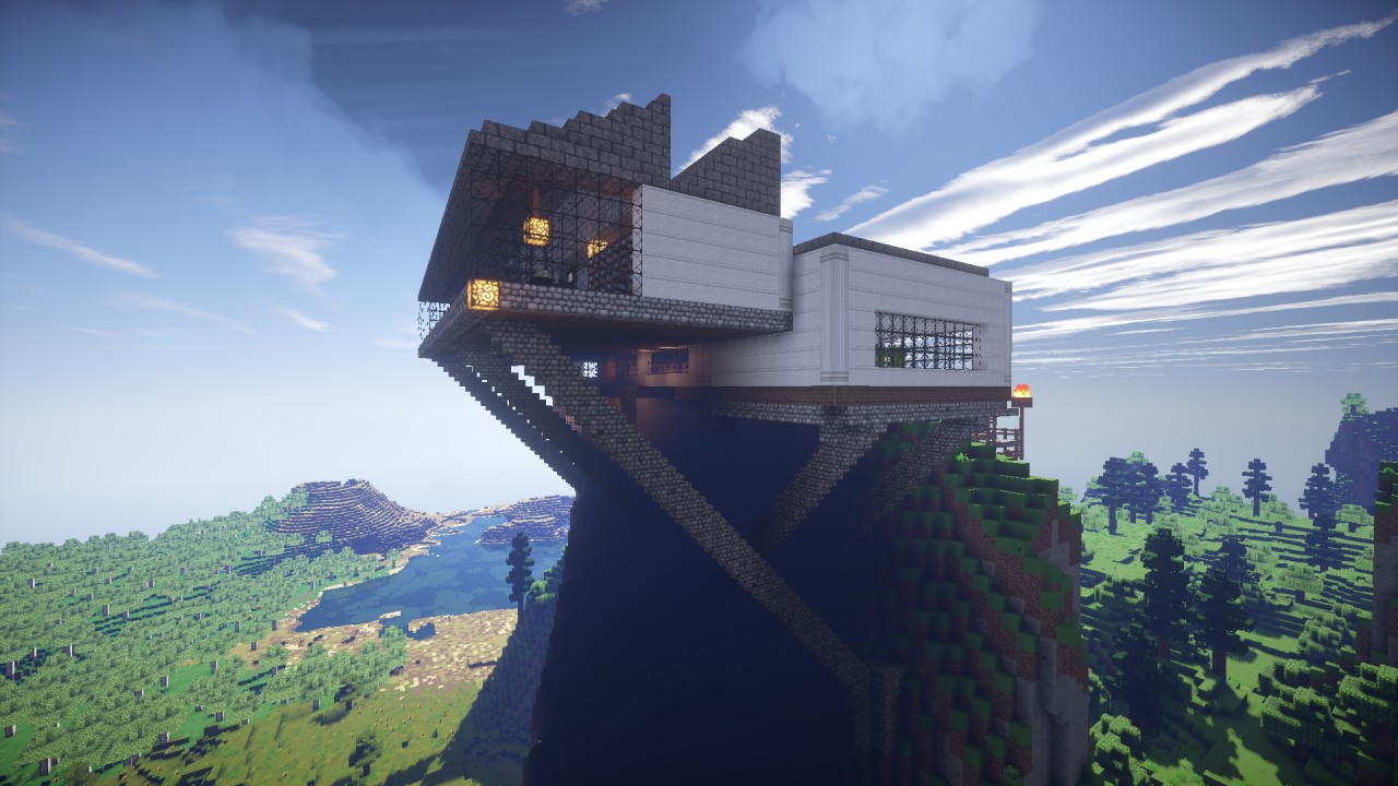 Abstract house/holiday home Minecraft Map