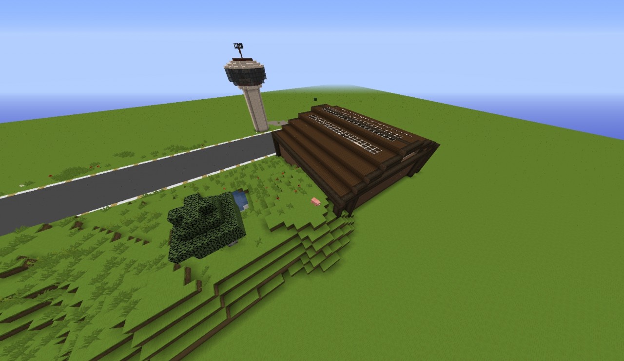 Small landing Airport Minecraft Map