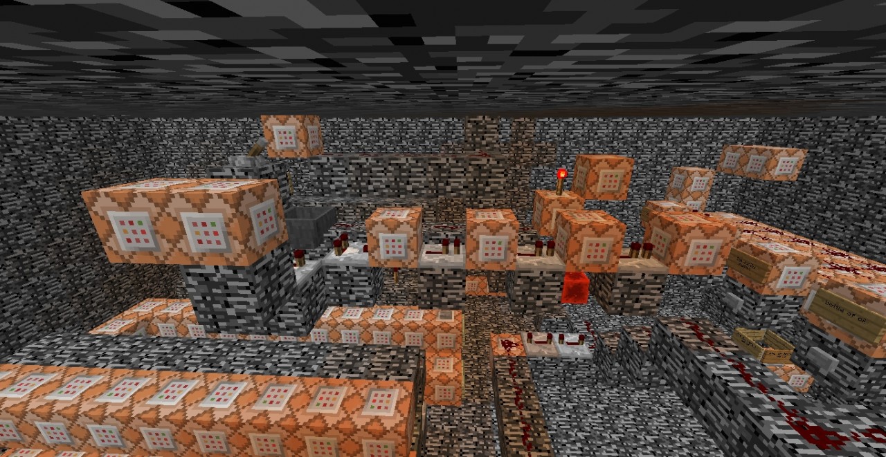 Amnesia Sanity System in vanilla Concept Minecraft Map