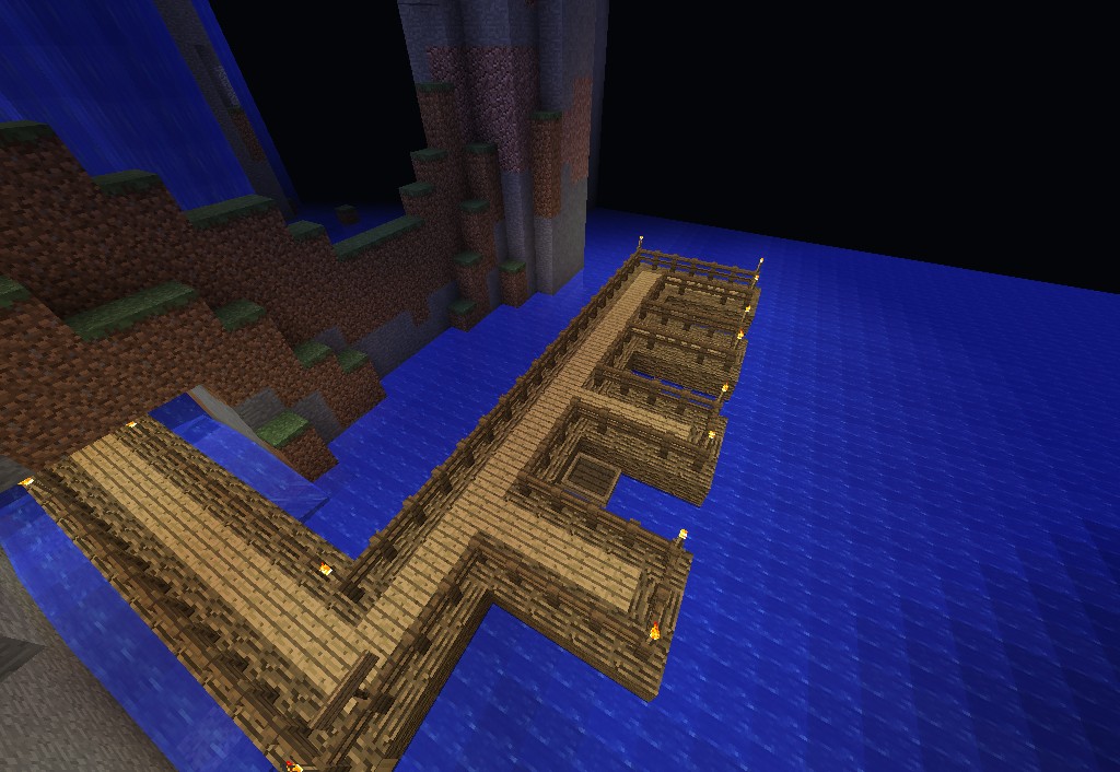 Casa Bajo la Cascada Minecraft Map