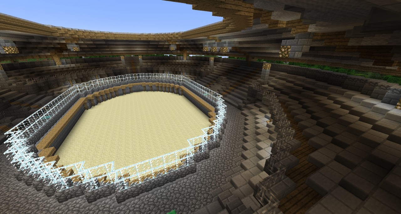 Arena for Spleef & PvP Minecraft Map