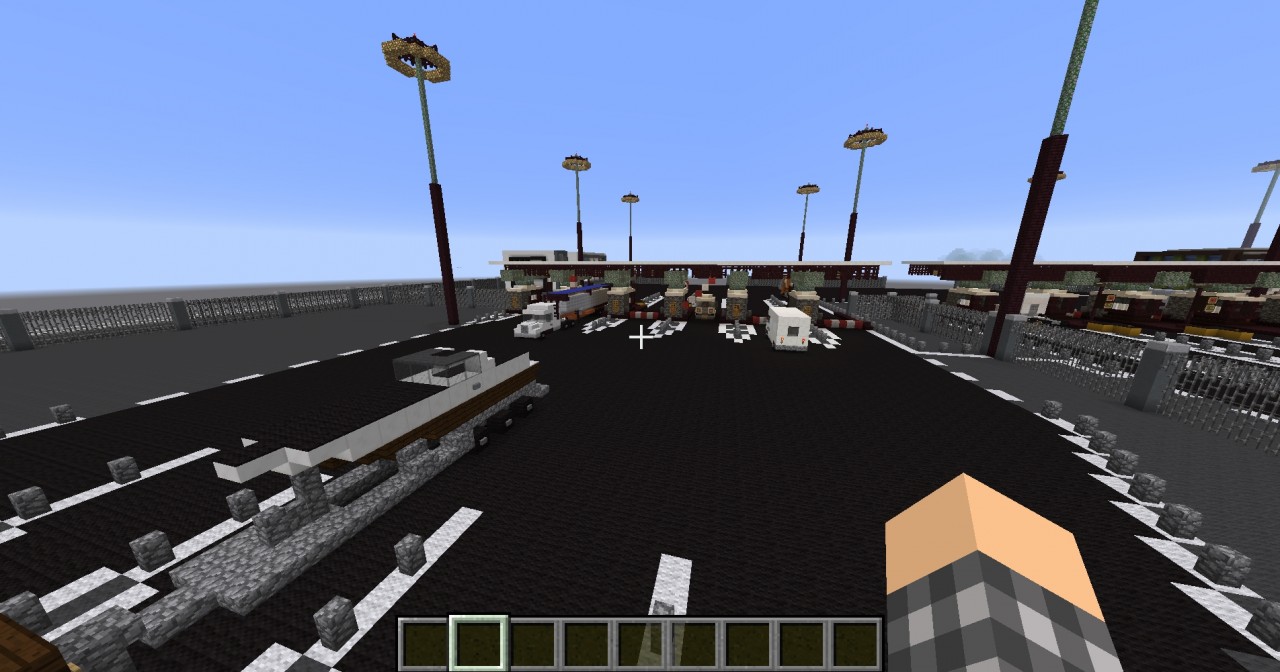 Toll booth station with custom scans. Minecraft Map