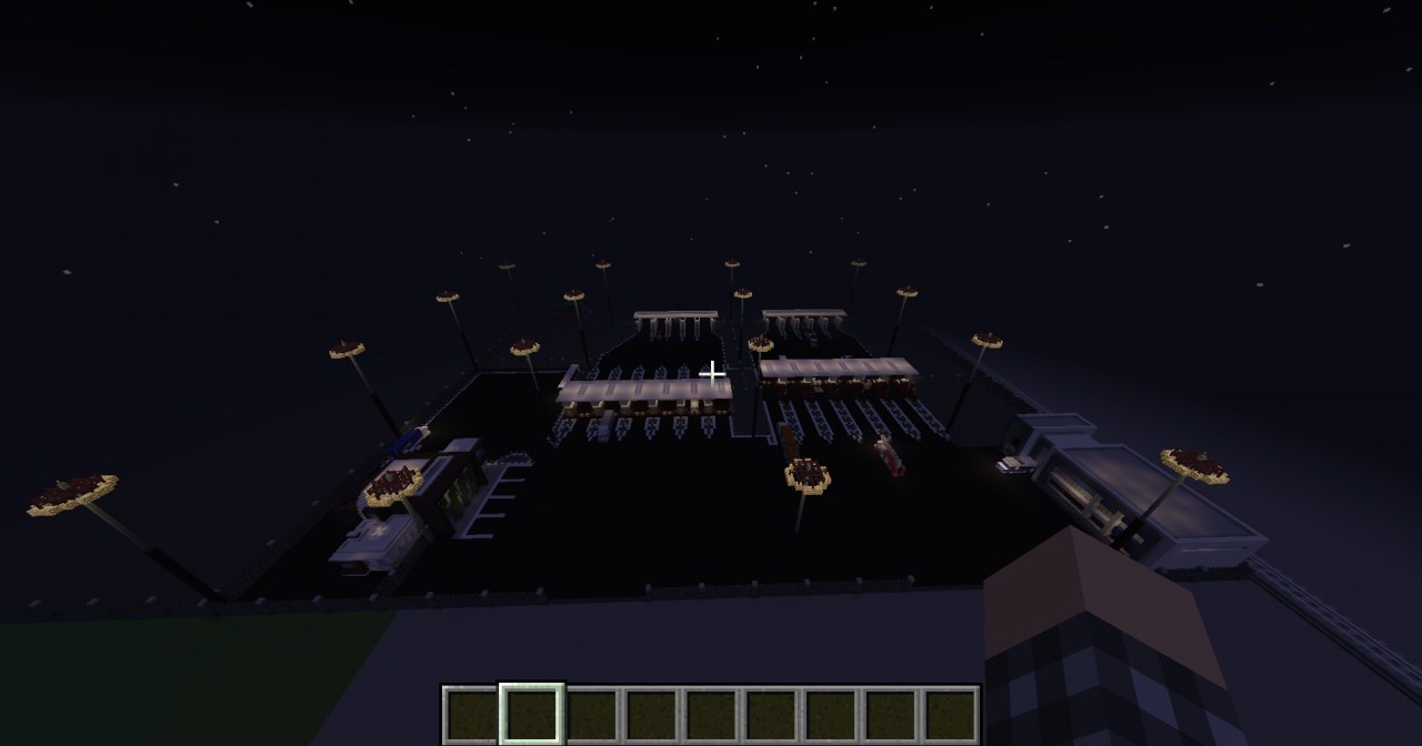 Toll booth station with custom scans. Minecraft Map
