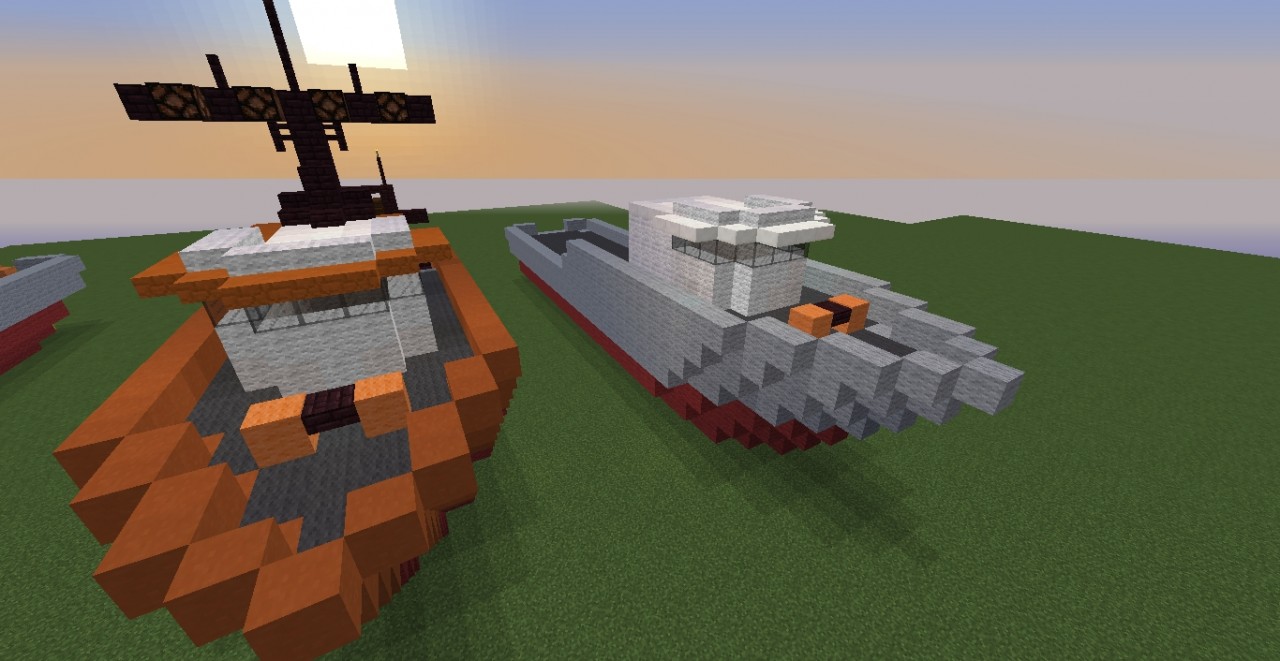 Custom Ship version: Fishing Ship Minecraft Map