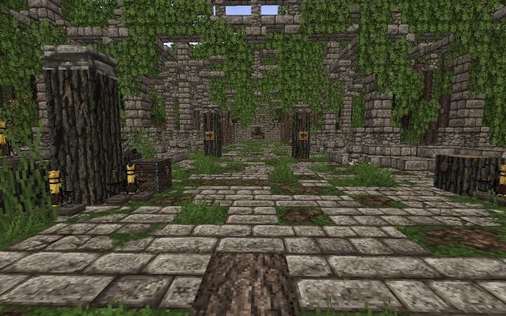 Magical Forest + Ruins Minecraft Map