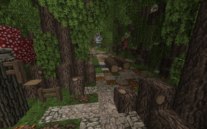 Magical Forest + Ruins Minecraft Map