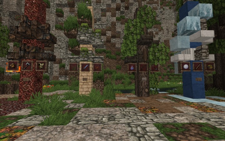 Magical Forest + Ruins Minecraft Map