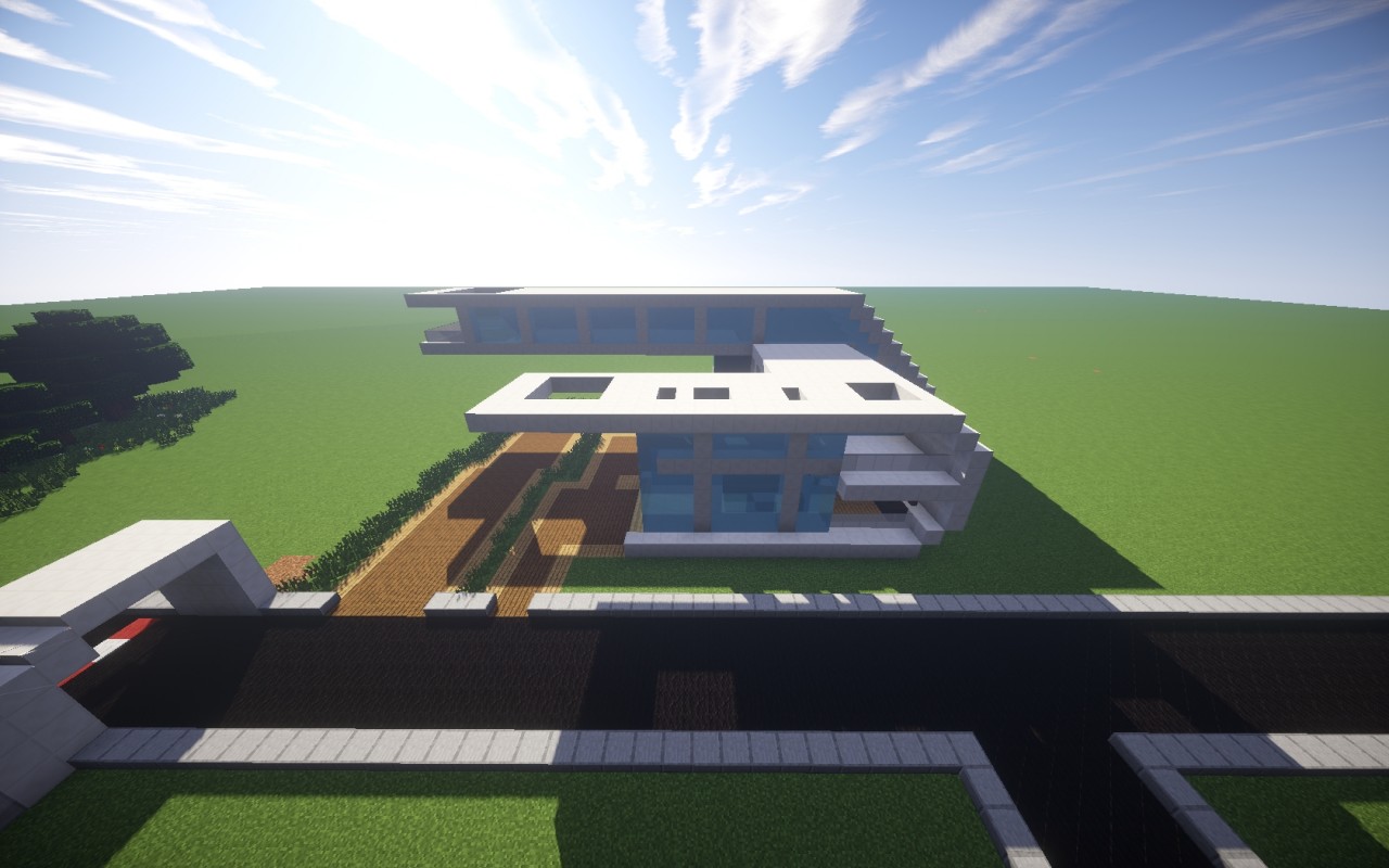 Futuristic House Minecraft Map