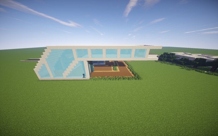 Futuristic House Minecraft Map