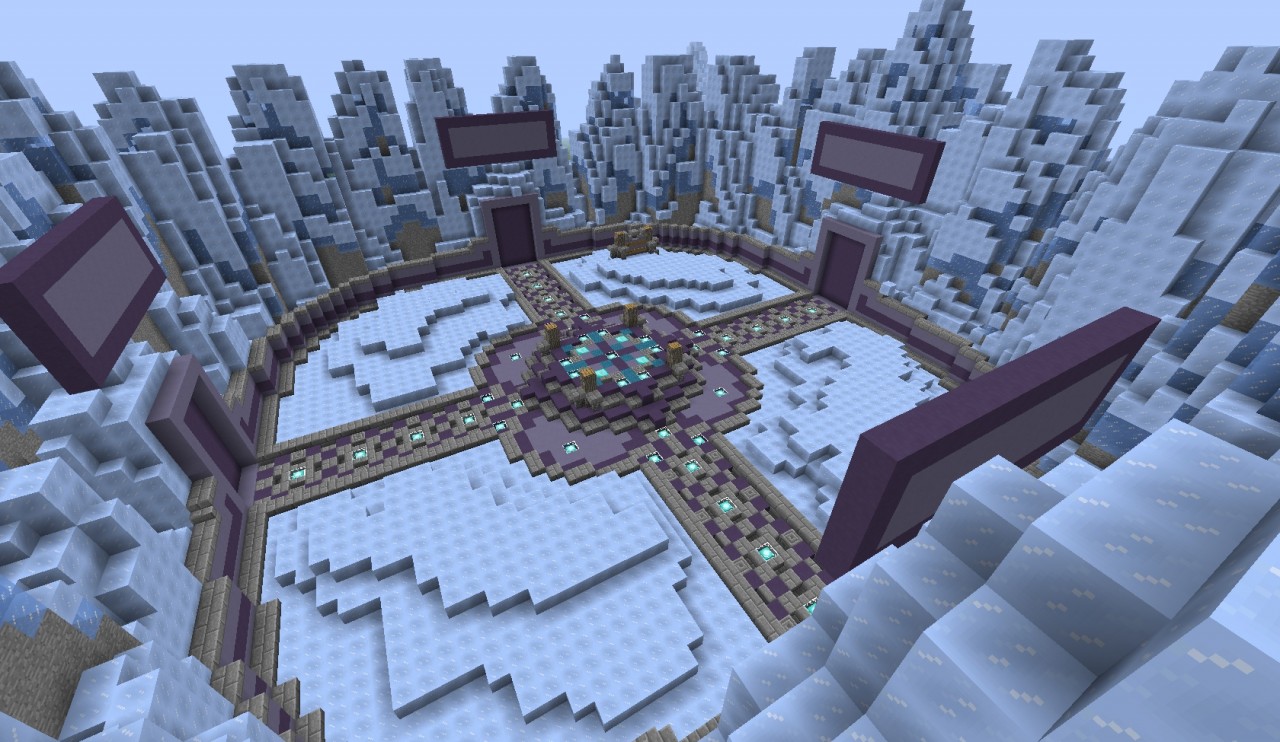Small snowy server spawn by Bl3nker Minecraft Map