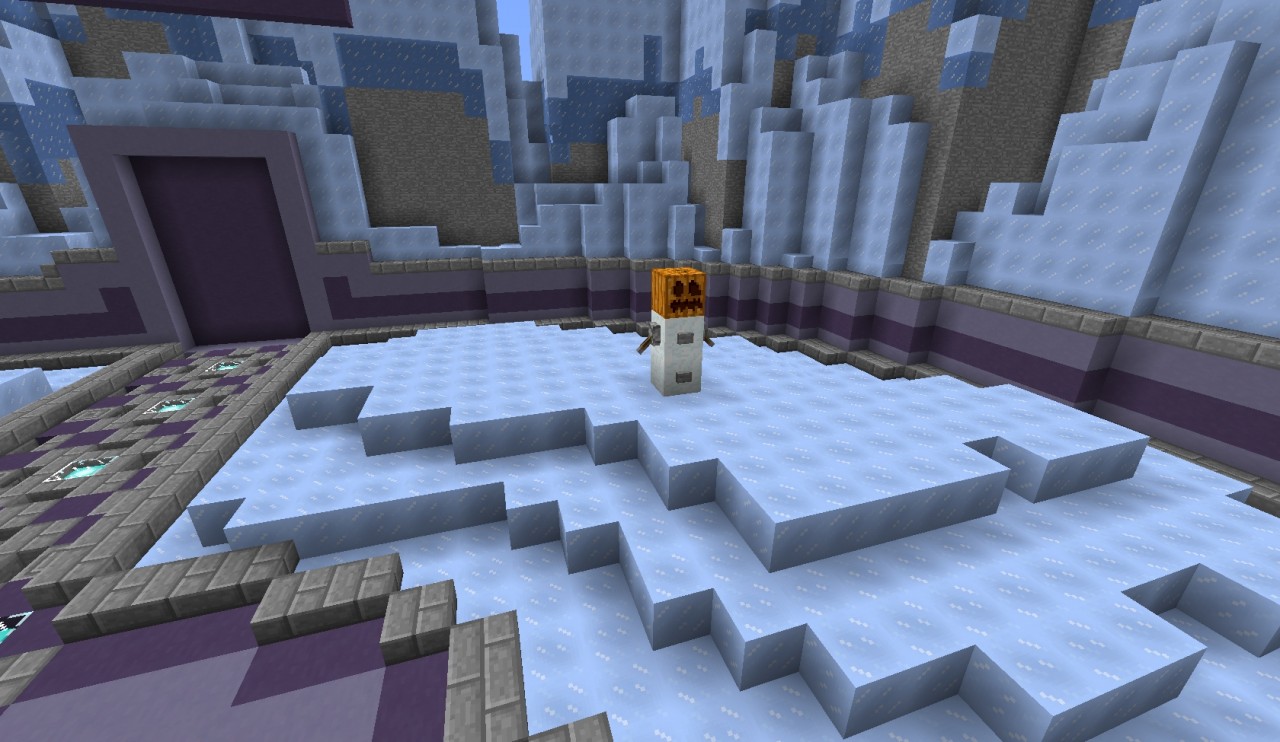 Small snowy server spawn by Bl3nker Minecraft Map