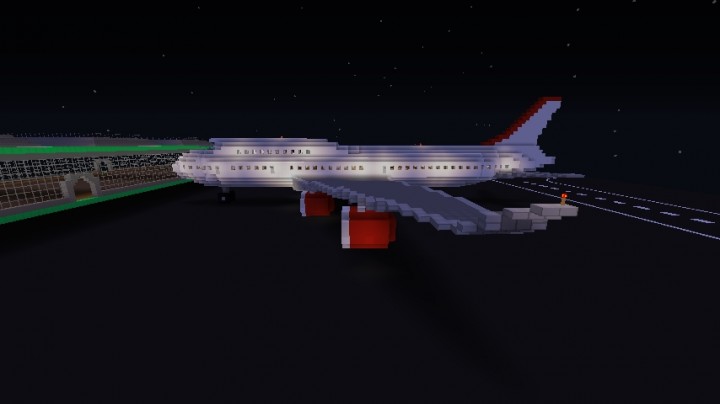 Boeing 747 Minecraft Map