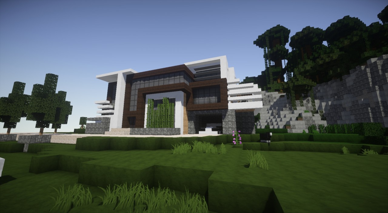 Modern House N°1 | Timelapse Project Minecraft Map