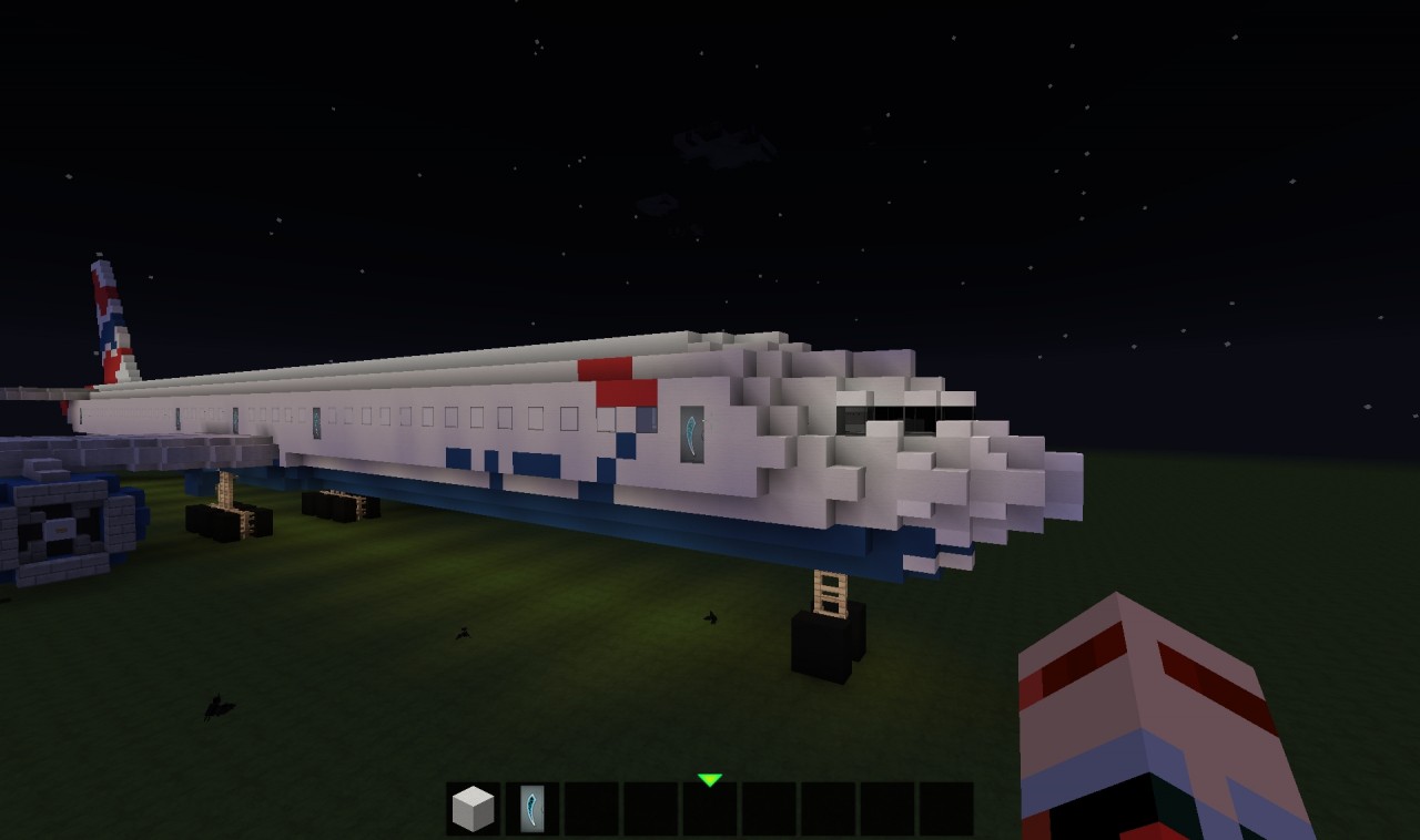 Boeing 777-300ER British Airways (OUTDATED) Minecraft Map