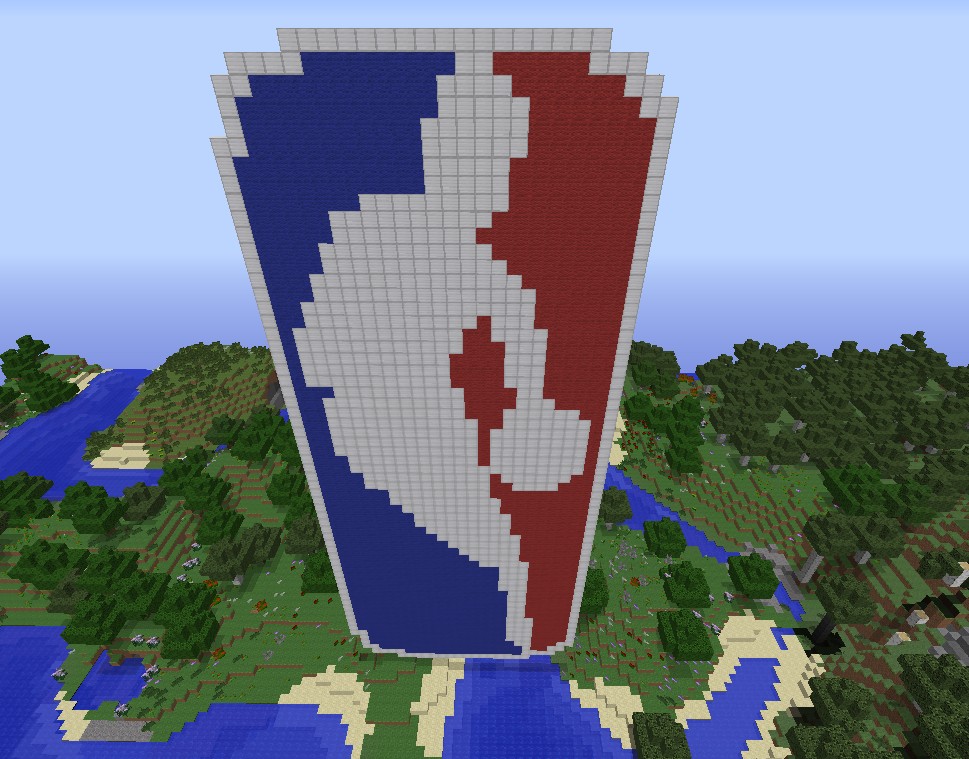 Minecraft: NBA Logo Minecraft Map
