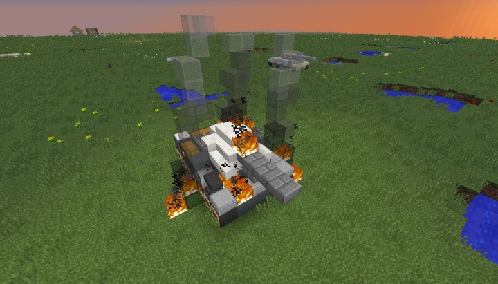 Destroyed BT-7 Minecraft Map