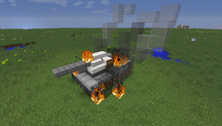 Destroyed BT-7 Minecraft Map