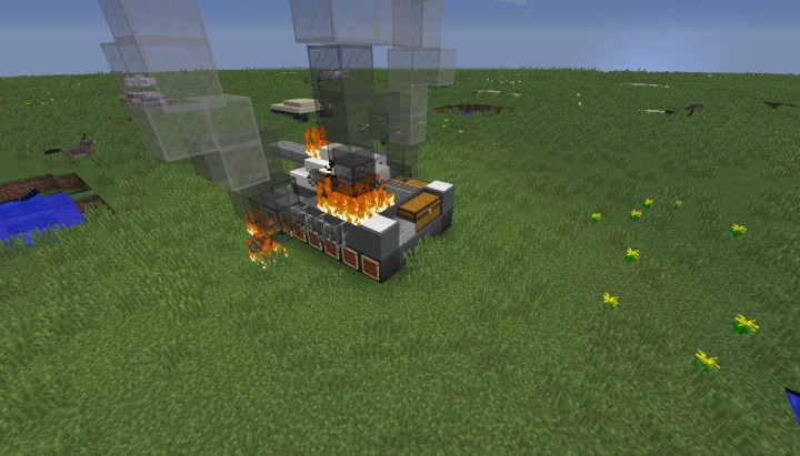 Destroyed BT-7 Minecraft Map