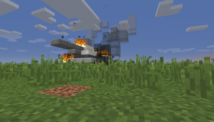 Destroyed BT-7 Minecraft Map