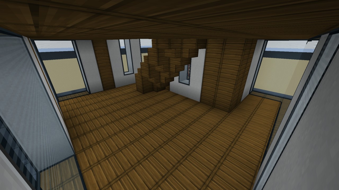 15x15 Small Futuristic House Minecraft Map
