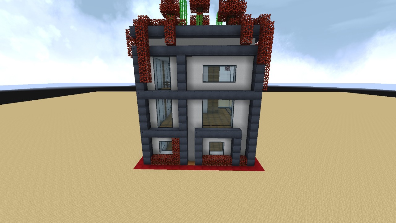 15x15 Small Futuristic House Minecraft Map
