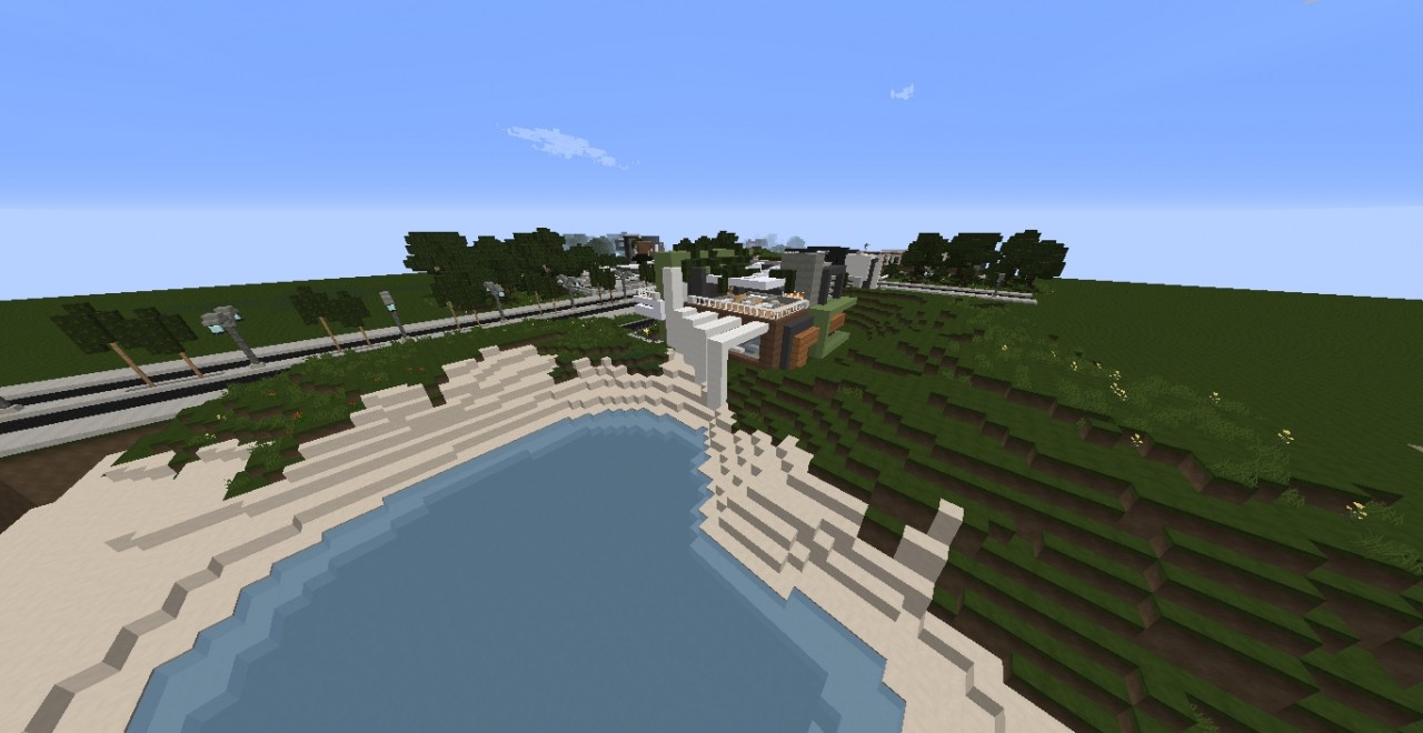Modern mini town Minecraft Map