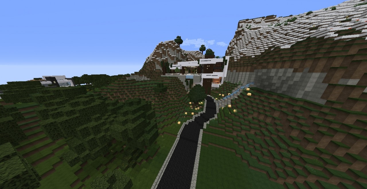 Modern mini town Minecraft Map