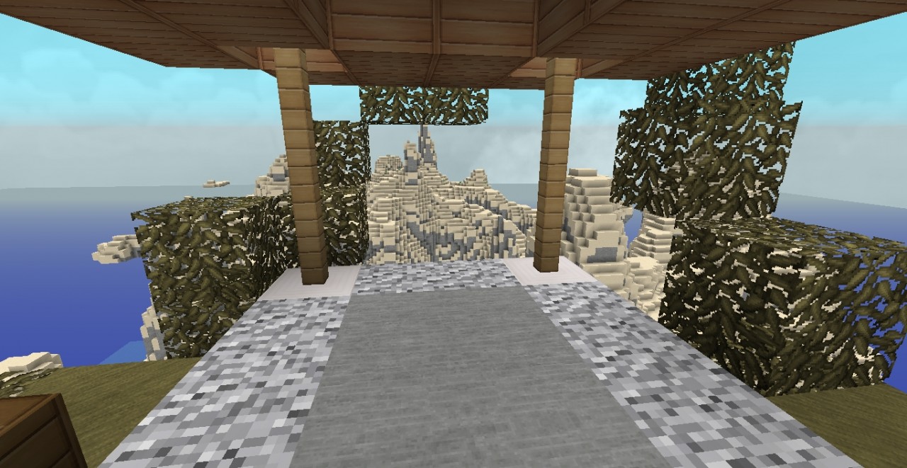 Cliffside Temple Minecraft Map
