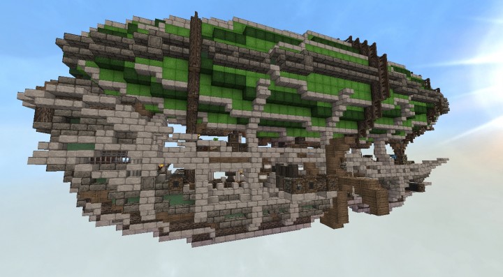 Steampunk Elven Ship Minecraft Map