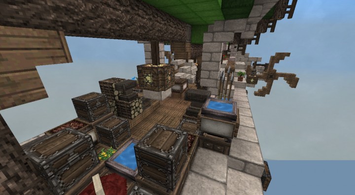 Steampunk Elven Ship Minecraft Map