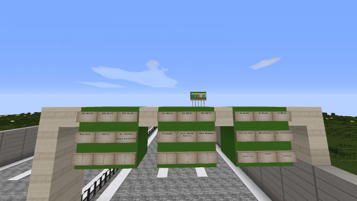 The Minecraft Highway! Minecraft Map