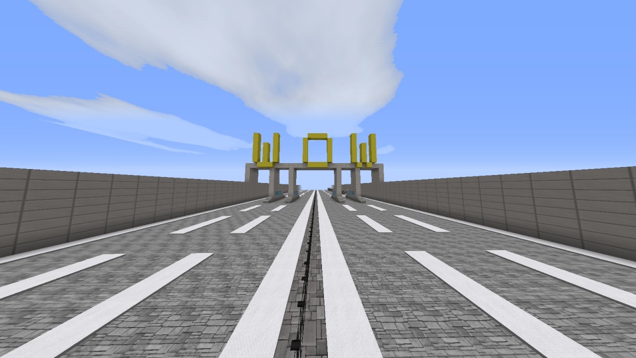 The Minecraft Highway! Minecraft Map