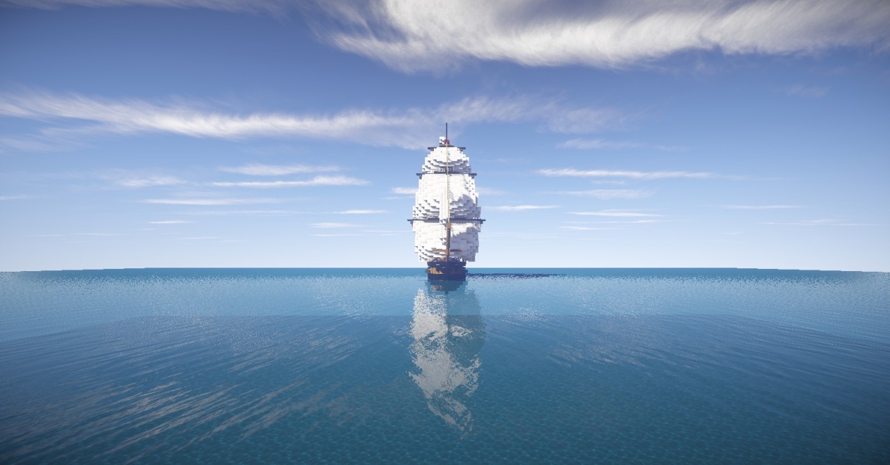 HMS Surprise | British frigate Minecraft Map