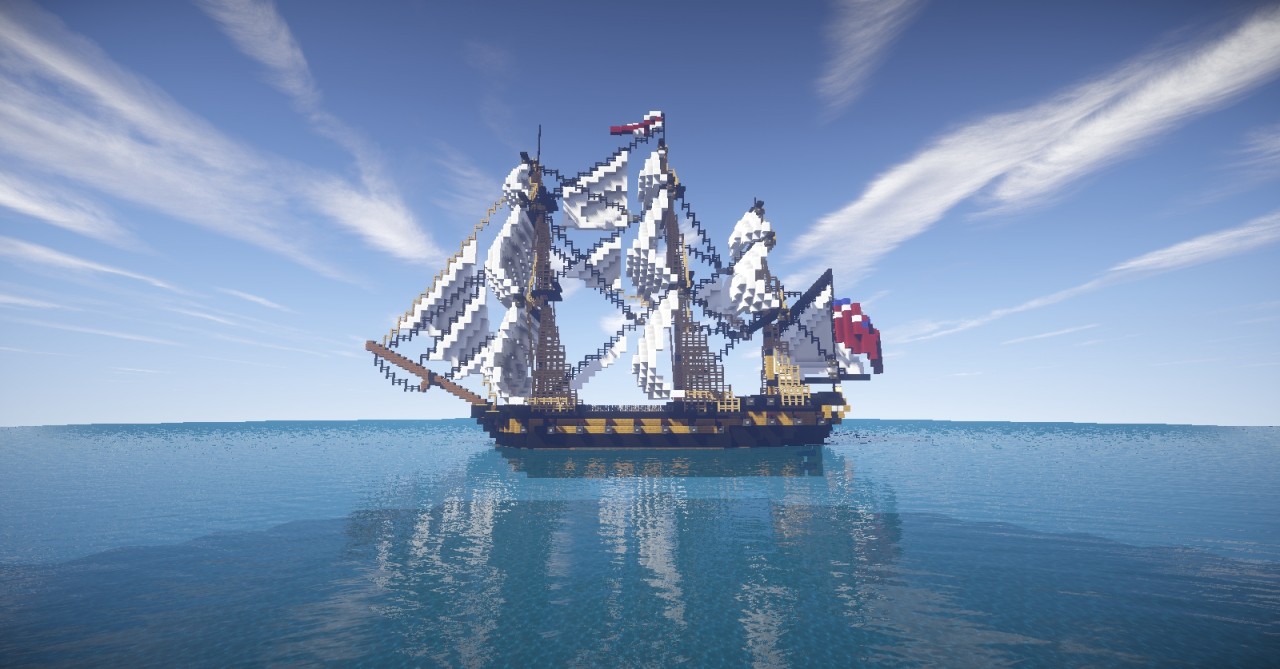 HMS Surprise | British frigate Minecraft Map