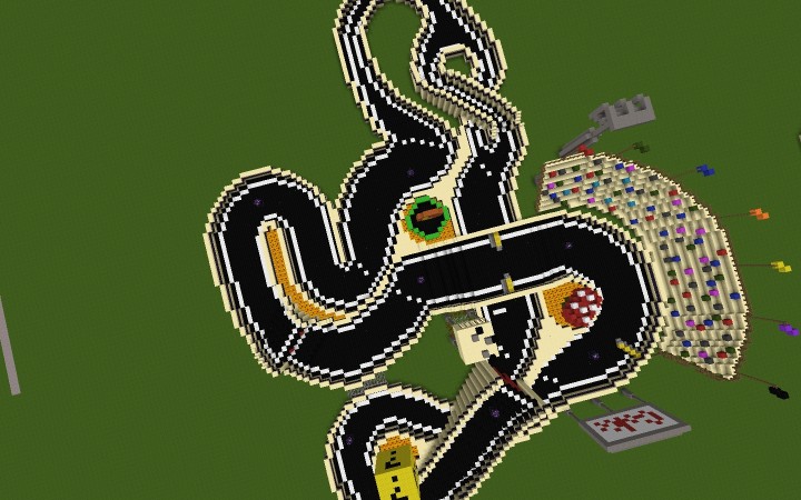 Mario Circuit 8 Minecraft Map