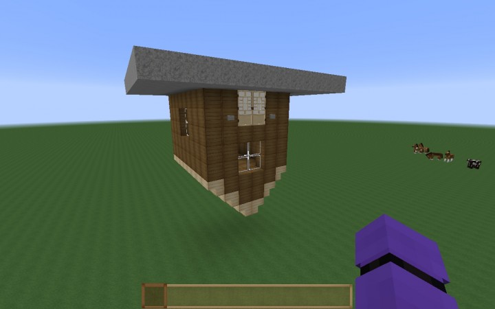 Upside down house Minecraft Map